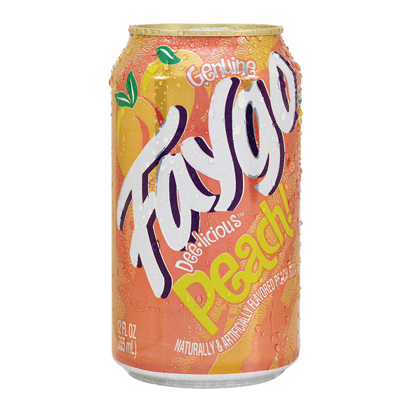 Faygo Peach - 355ml Can | American Soda