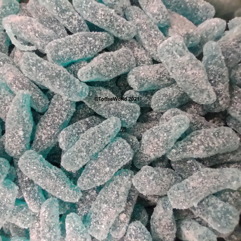 Fizzy Blue Raspberry Bottles - Mini Sweetzone Gummy Sweets