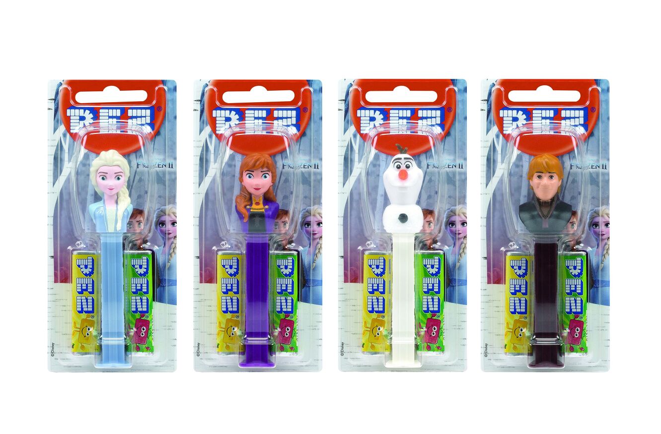 Pez Frozen Sweets Dispenser with 2 Candy Packs