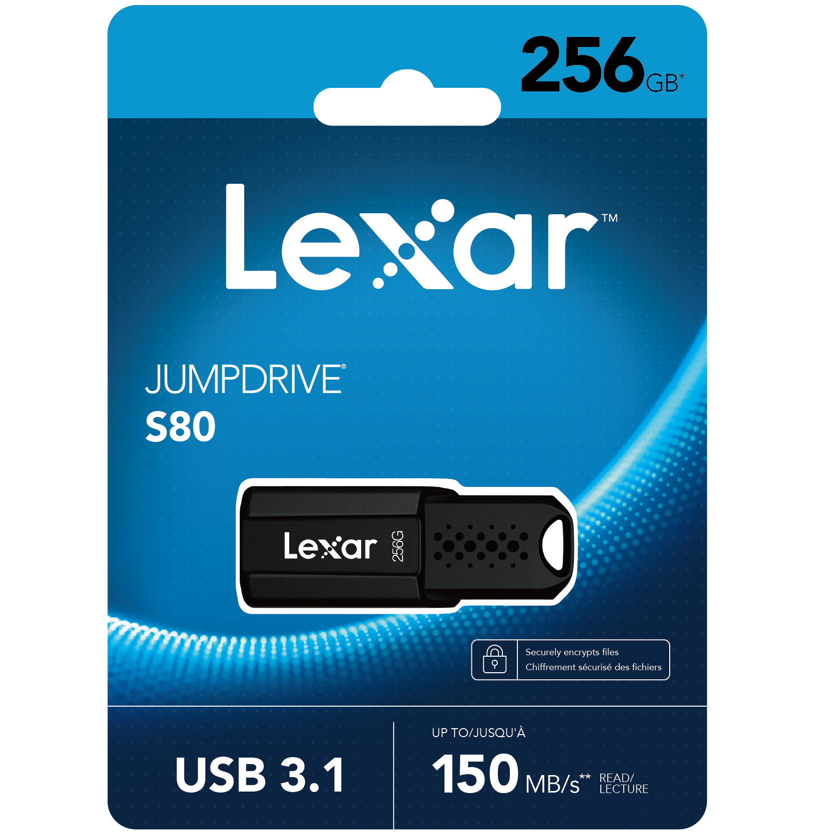 Lexar 256GB S80 JumpDrive USB3.1 (150MB/s)