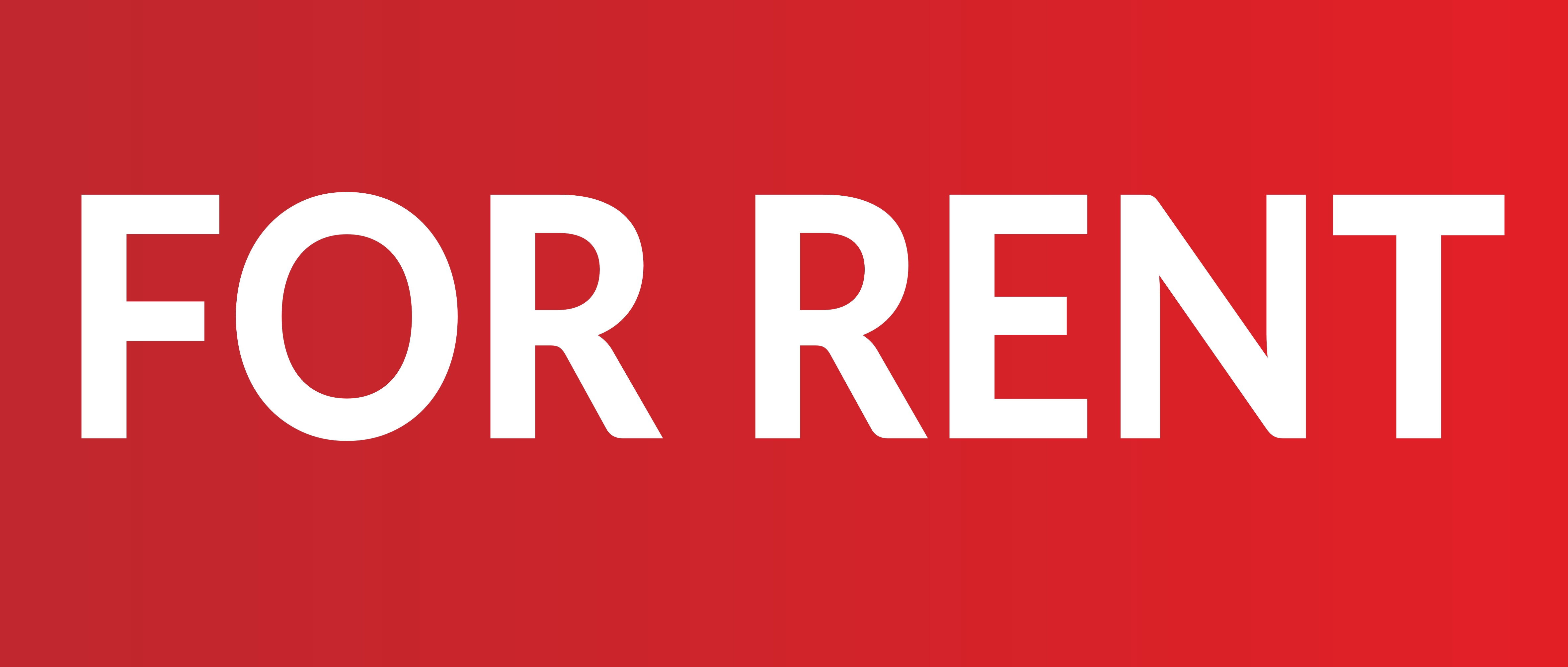 For Rent Caption Topper Corflute
