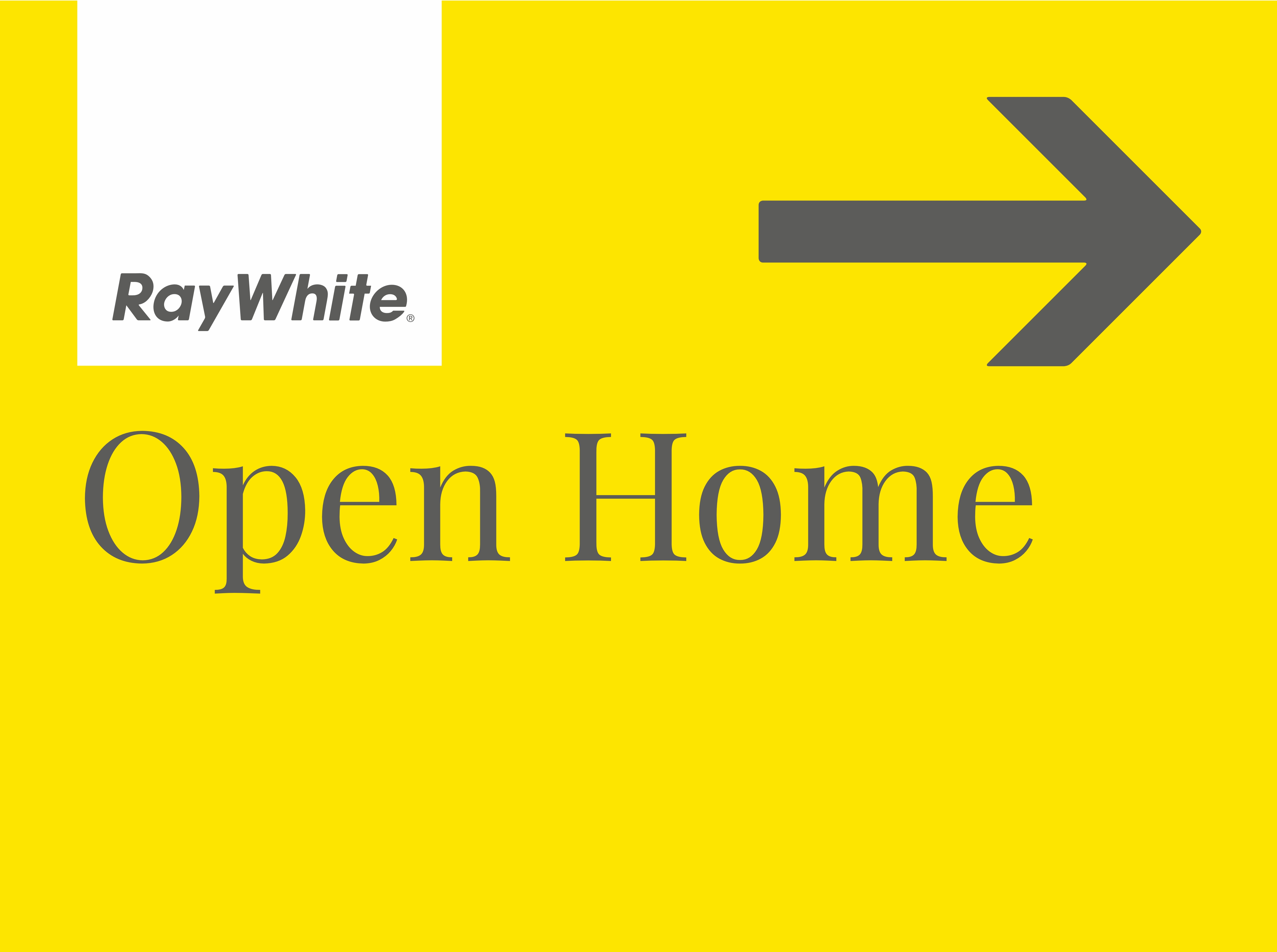 Ray White Open For Inspection 60x45cm Sticker Set