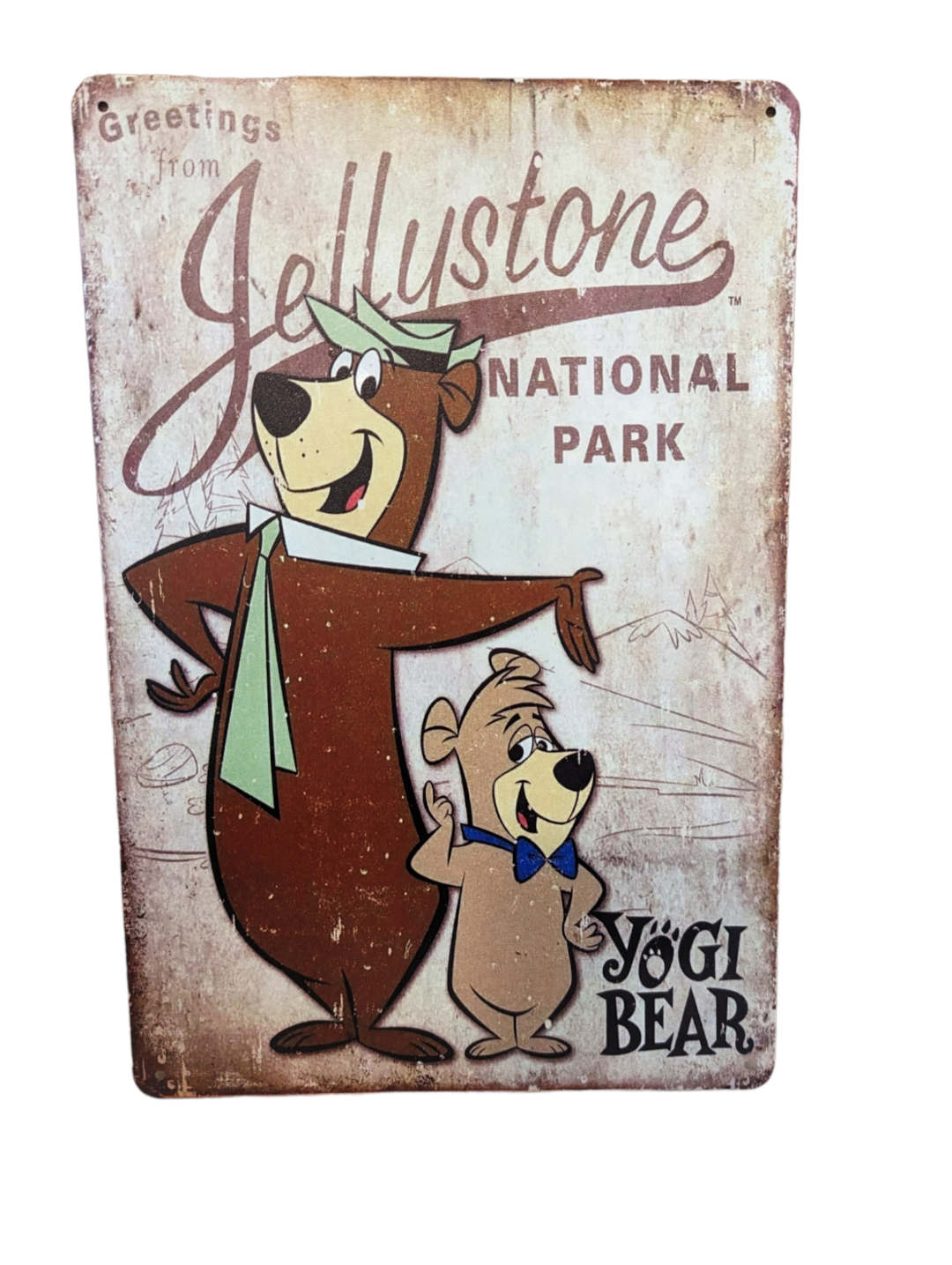 Yogi Bear Sign Cartoon Signs Man Cave Signs