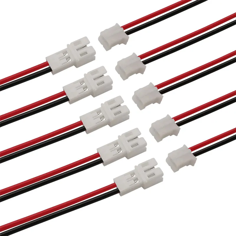 JST PH 2.0 2.0mm Pitch 2 Pin Male Female 20cm Cable Connector Socket 26AWG Wire