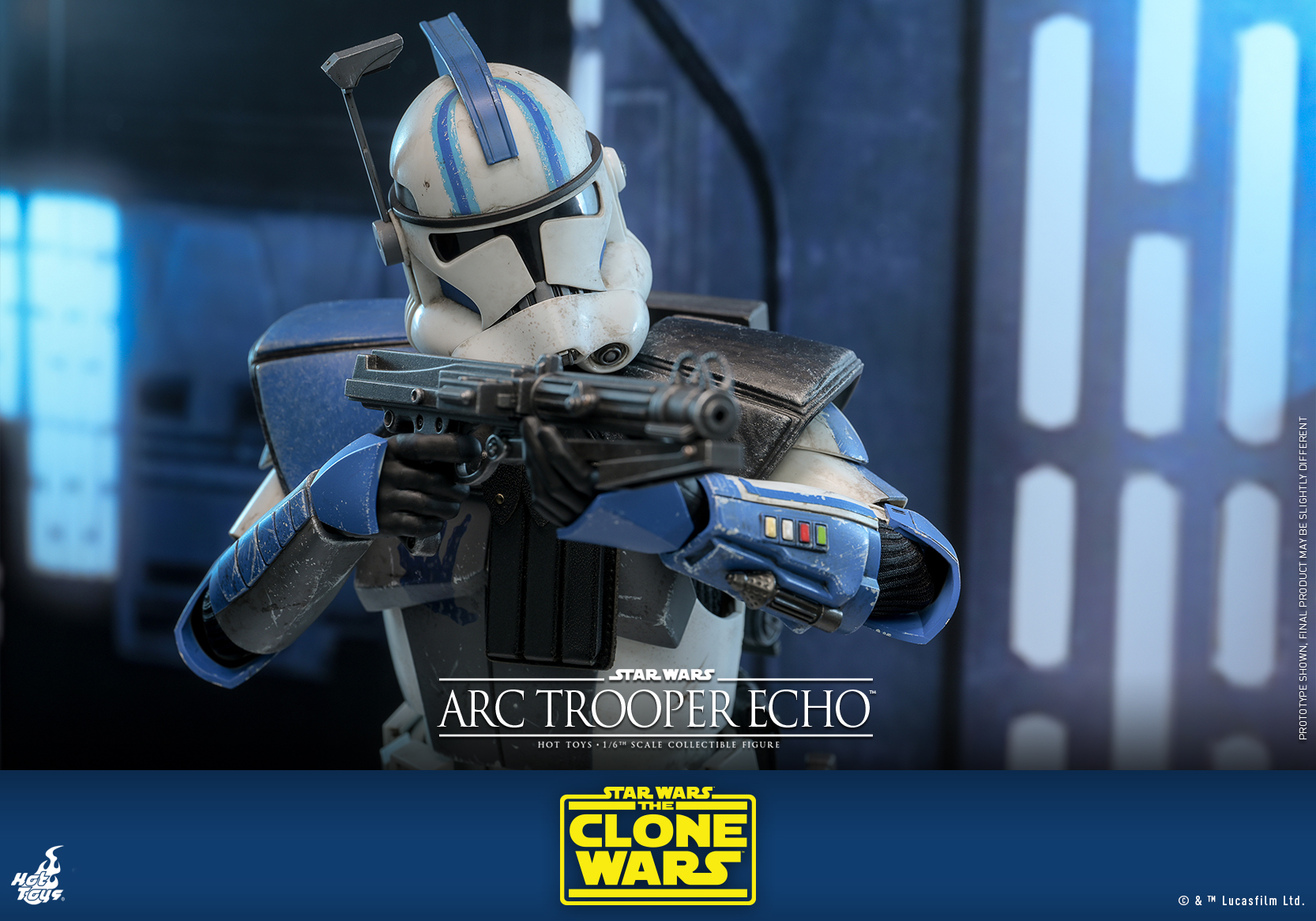 Hot Toys - Star Wars: The Clone Wars - 1/6th scale Arc Trooper Echo Collectible Figure