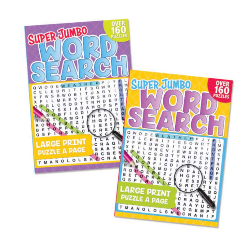 Kids Jumbo Word Search Books | UK Book Wholesaler