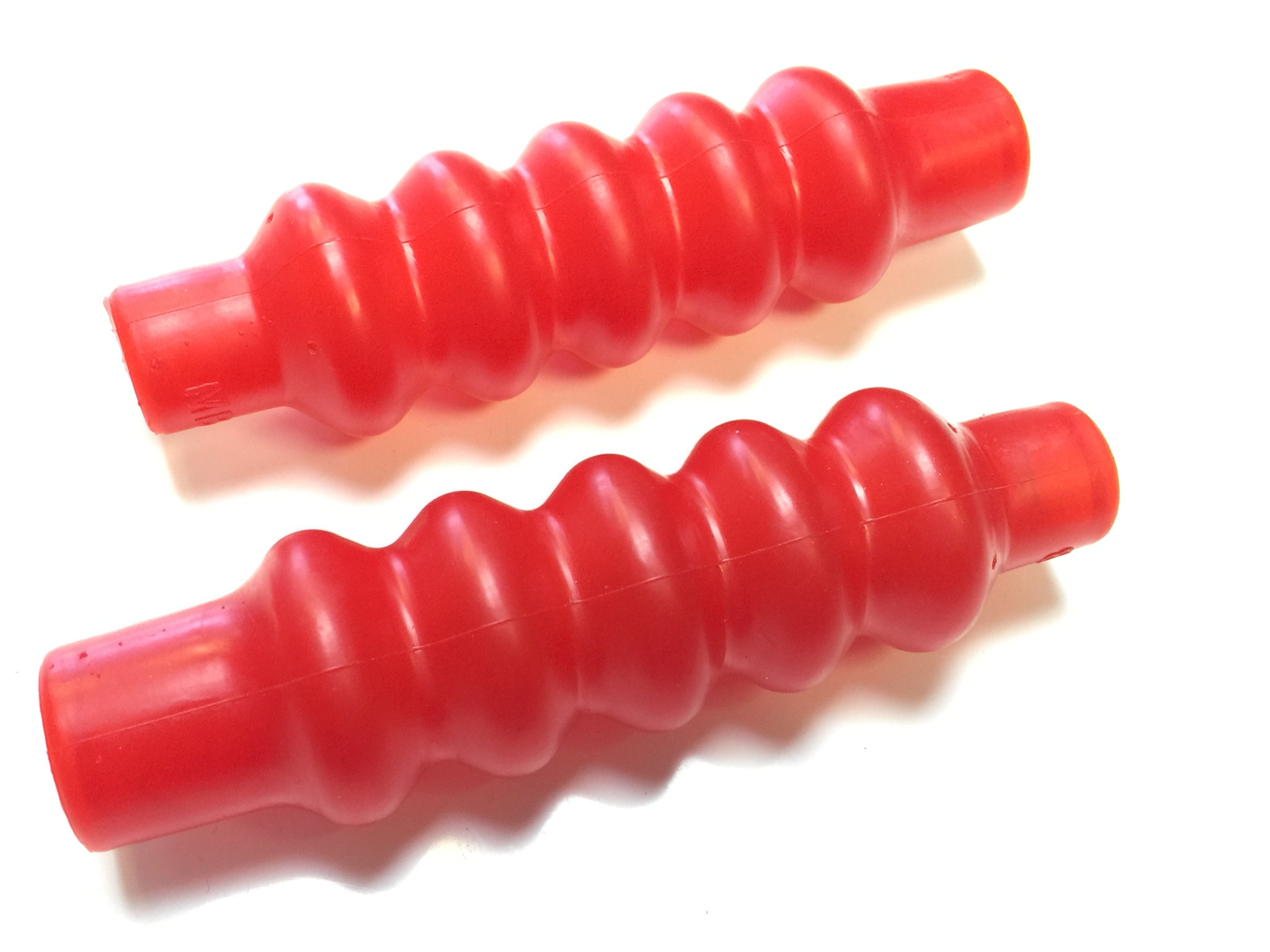 Front Damper gaiters for standard and BGM front shocks Red