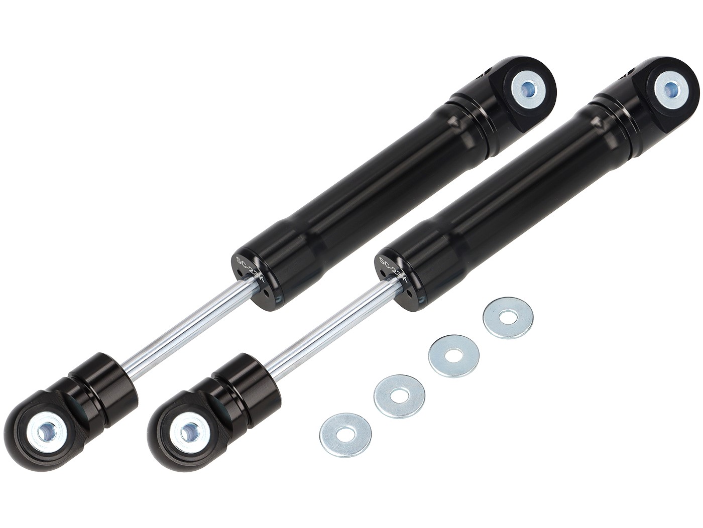 BGM Front Retro Slim Front Shock Absorbers Black