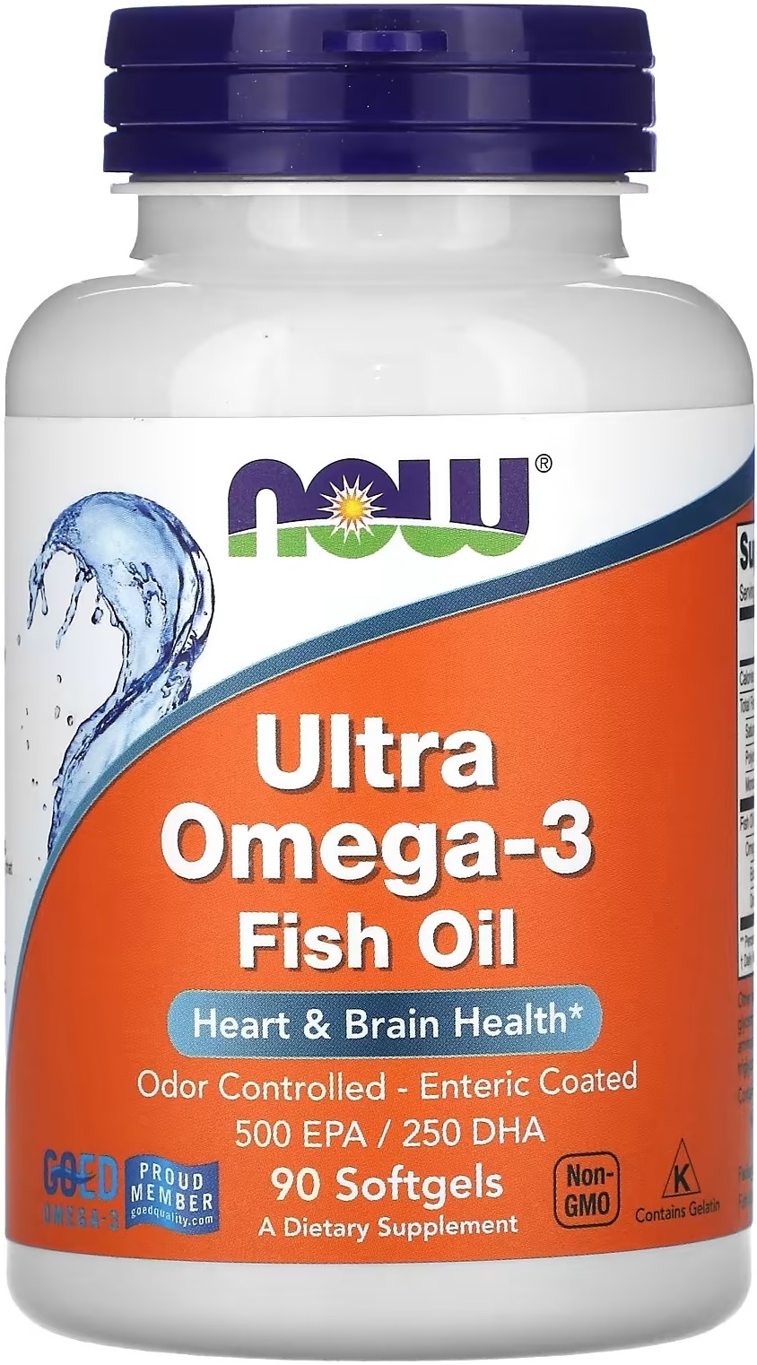Ultra Omega 3 1000mg 90' - NOW (High EPA)