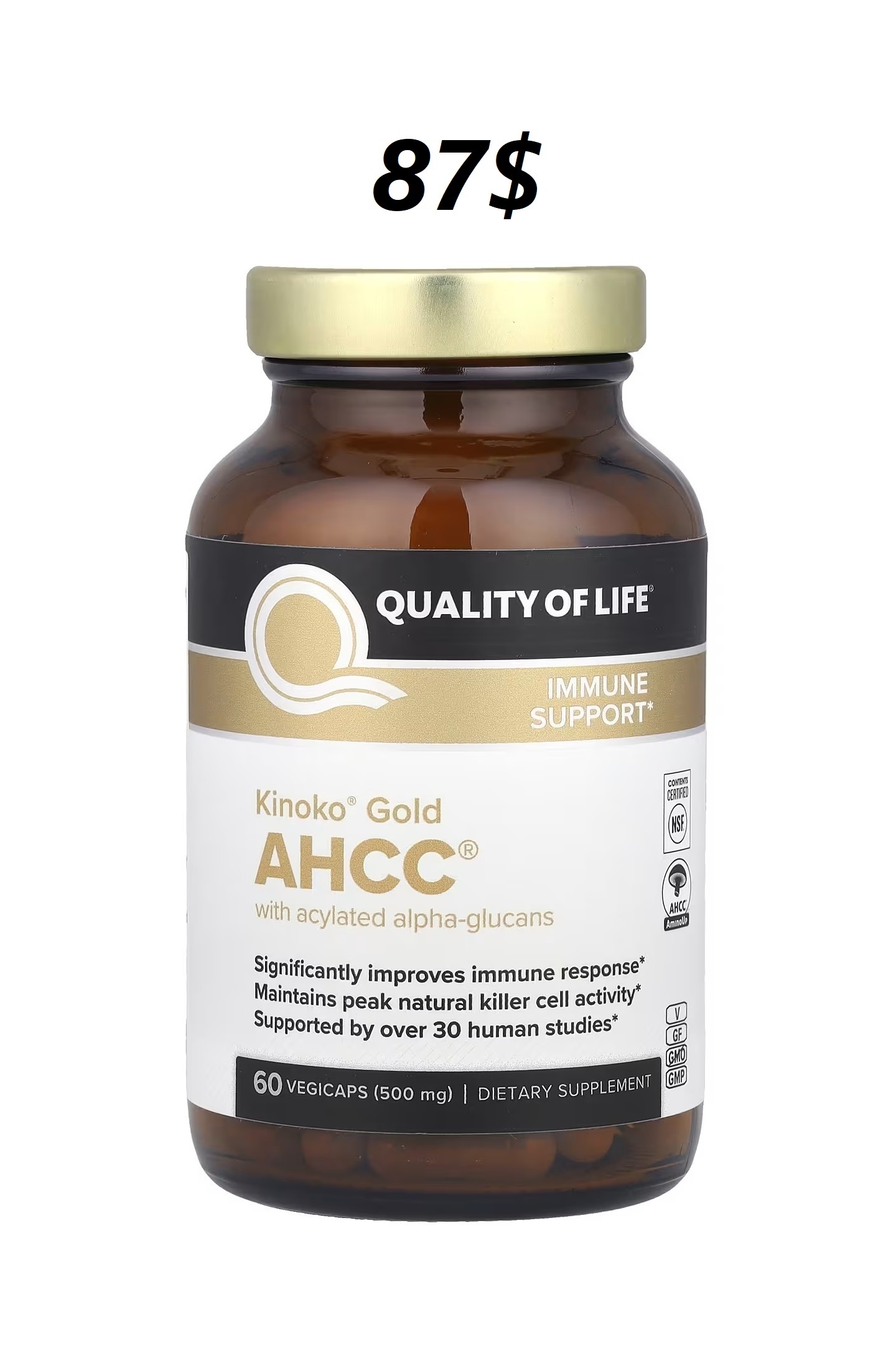 AHCC 500mg 60' - Quality Of Life