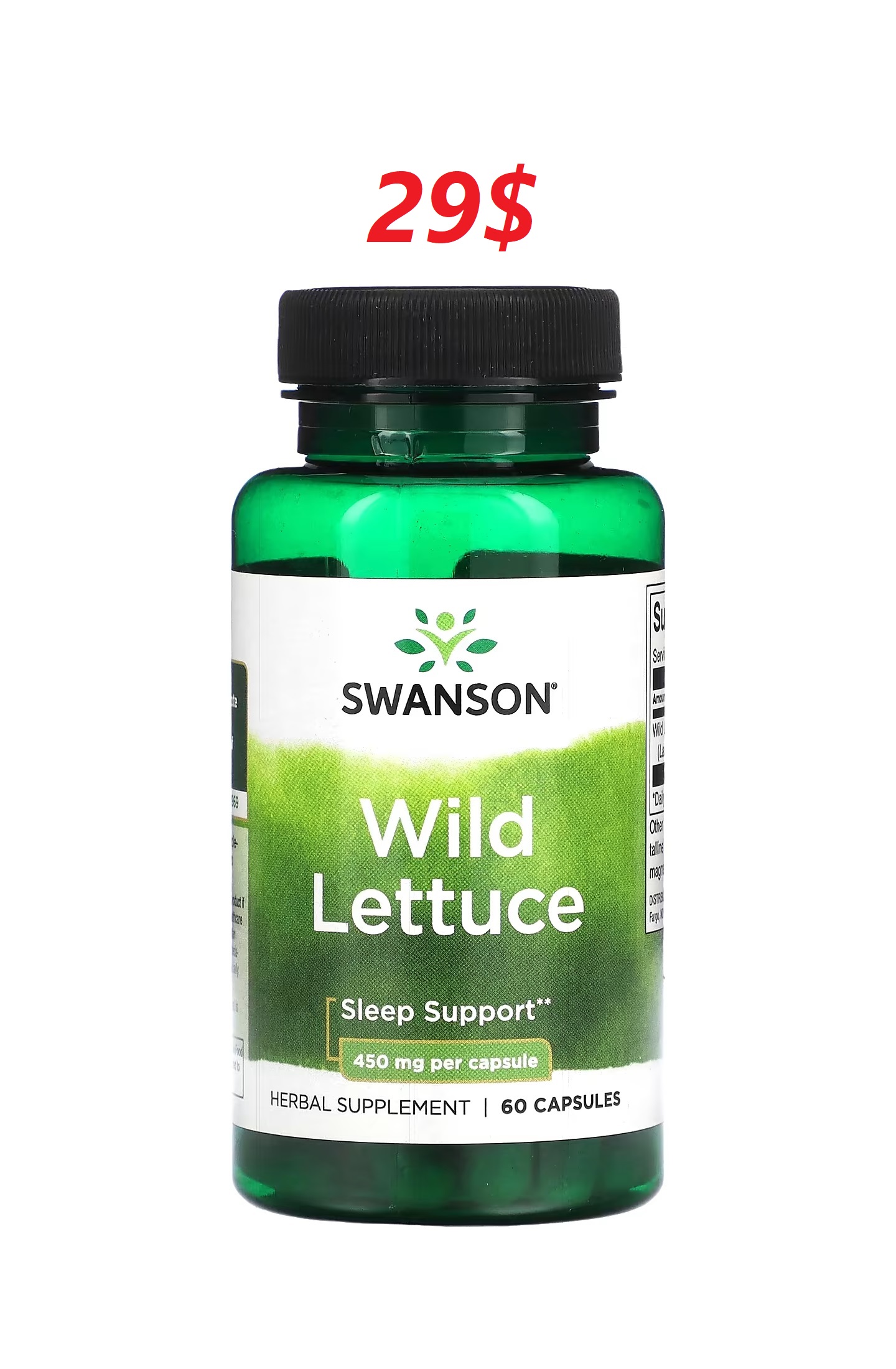 Wild Lettuce 450mg 60' - Swanson