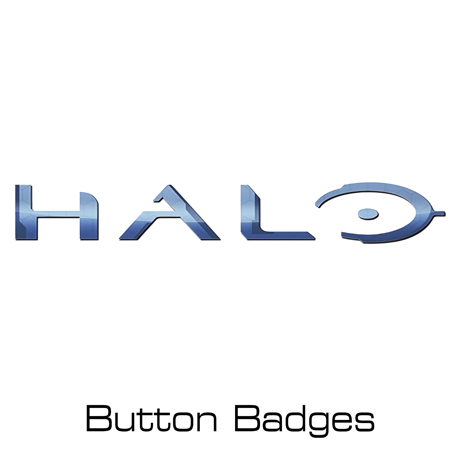 Halo button badges