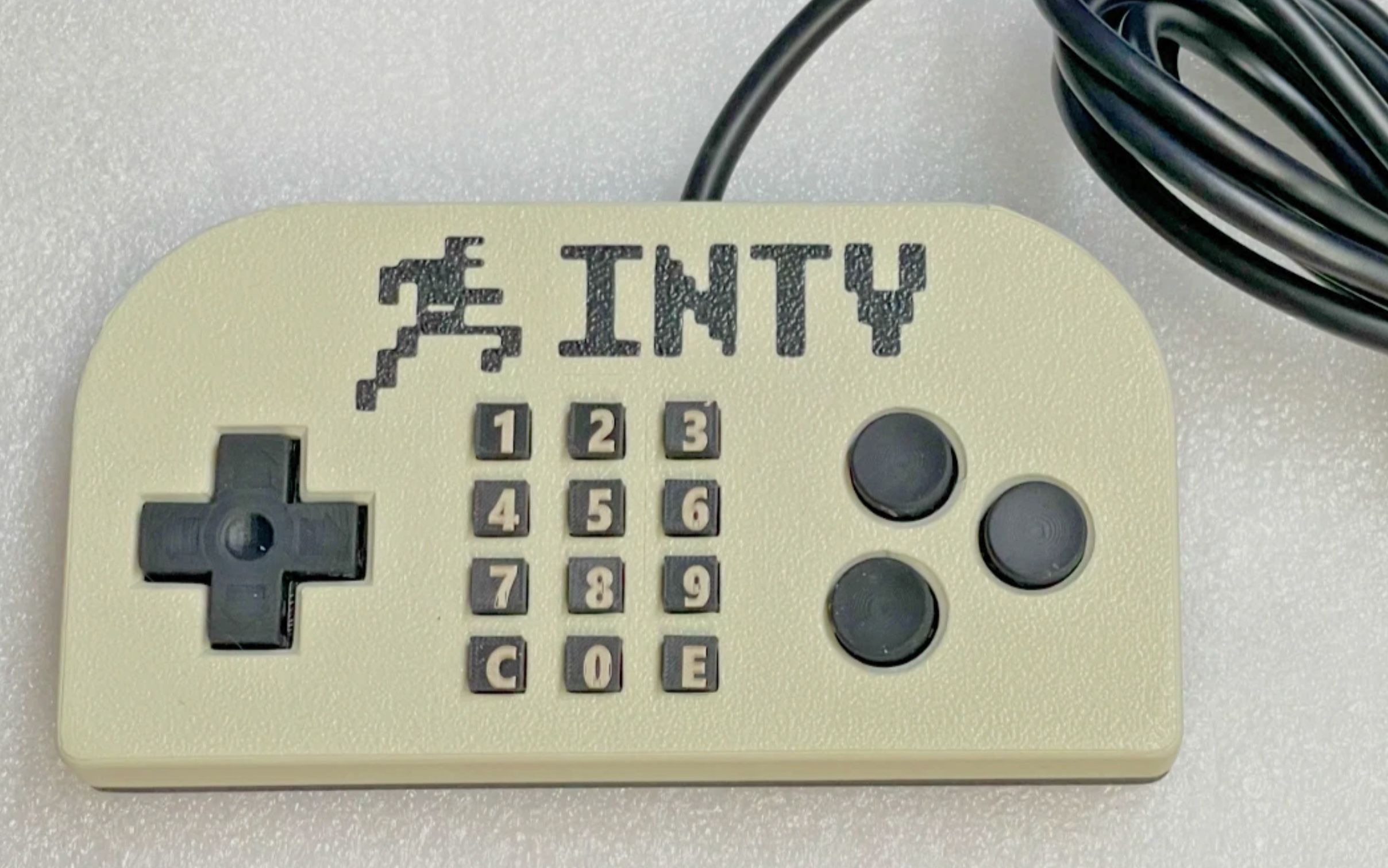 Mattel Intellivision II Gamepad with working keypad