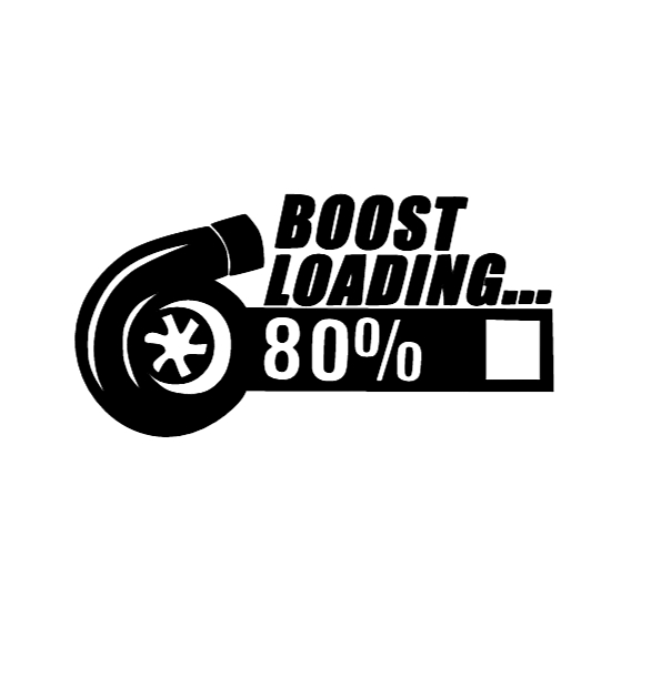 Turbo Boost Loading Sticker