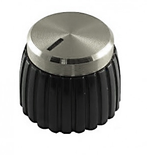 Marshall-style Knob - Silver cap