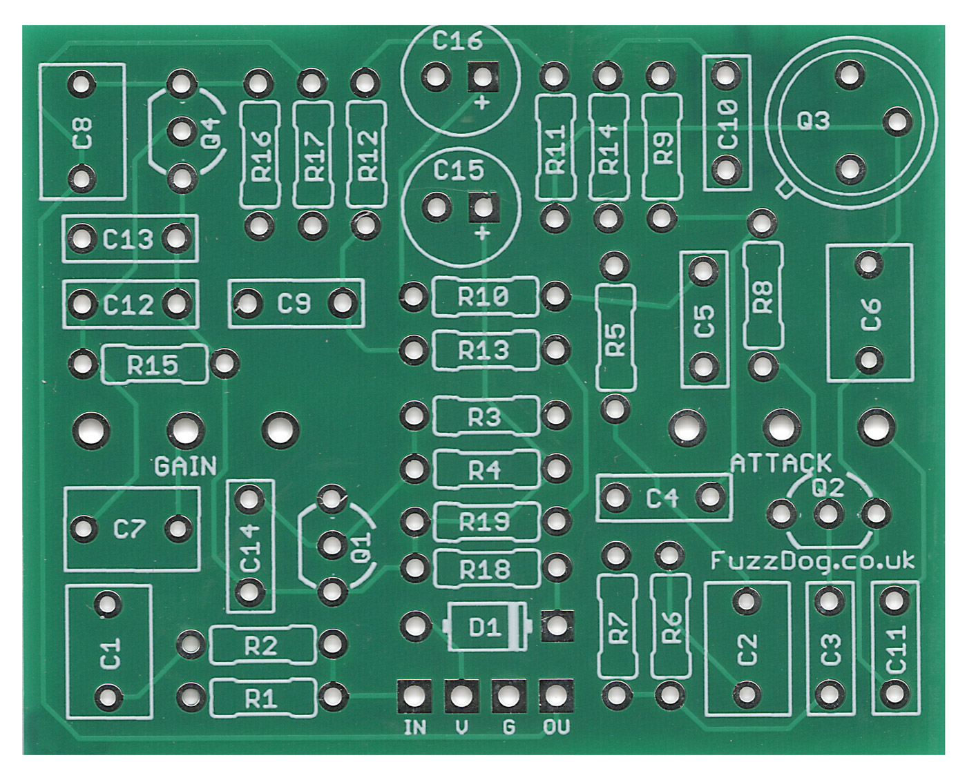360 Fuzz PCB