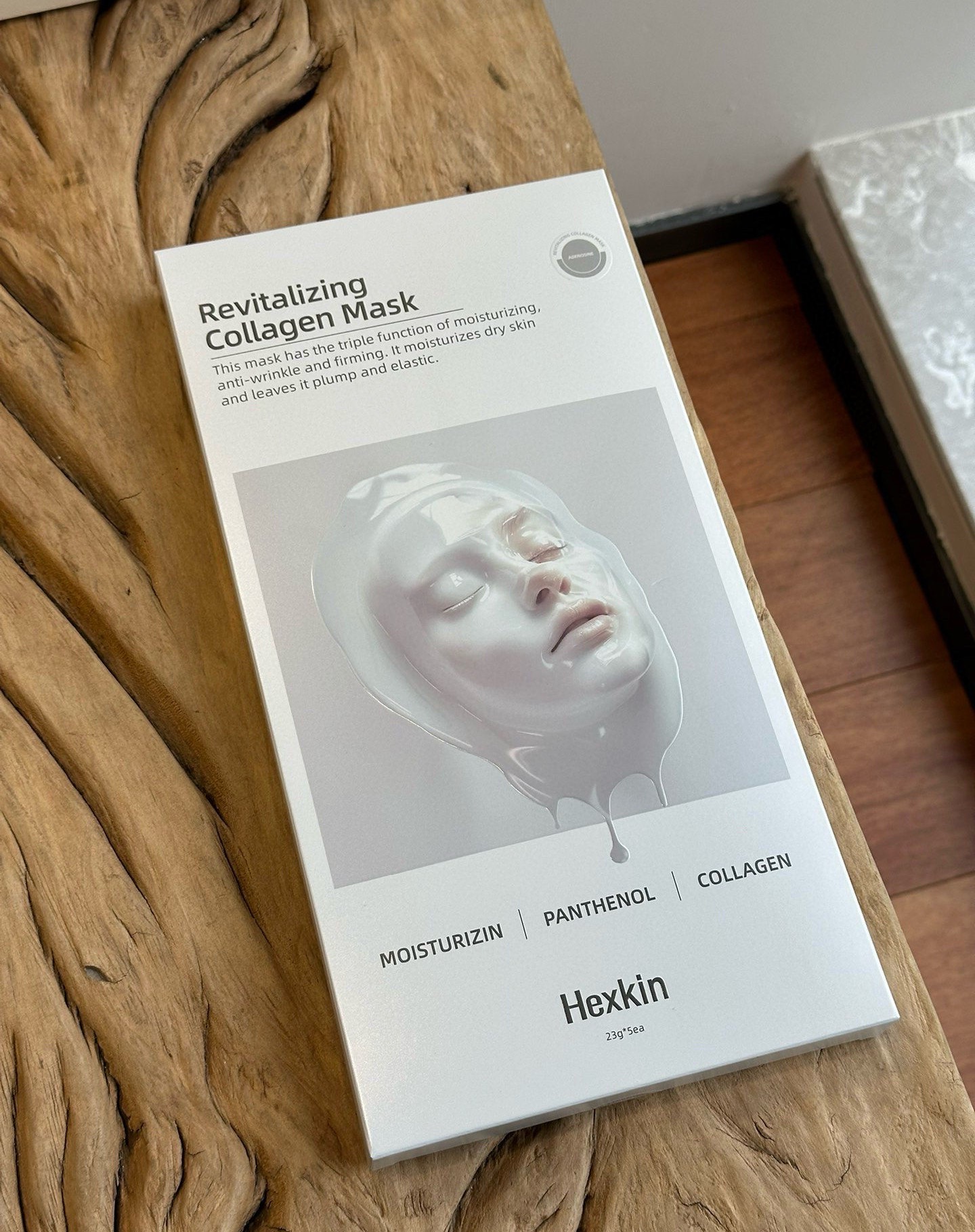 HEXKIN Facial Mask, Collagen Infusion Mask, Firming Anti-Wrinkle ...