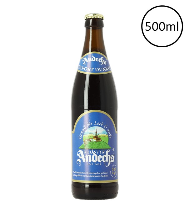 Nemško temno lager pivo Andechser Export Dunkel 500ml