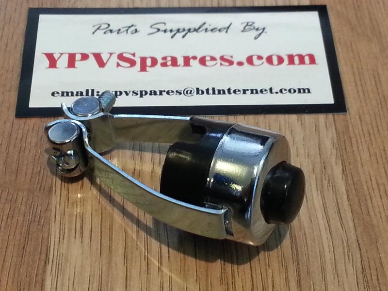 Universal Chrome Kill or Horn Push Button Switch