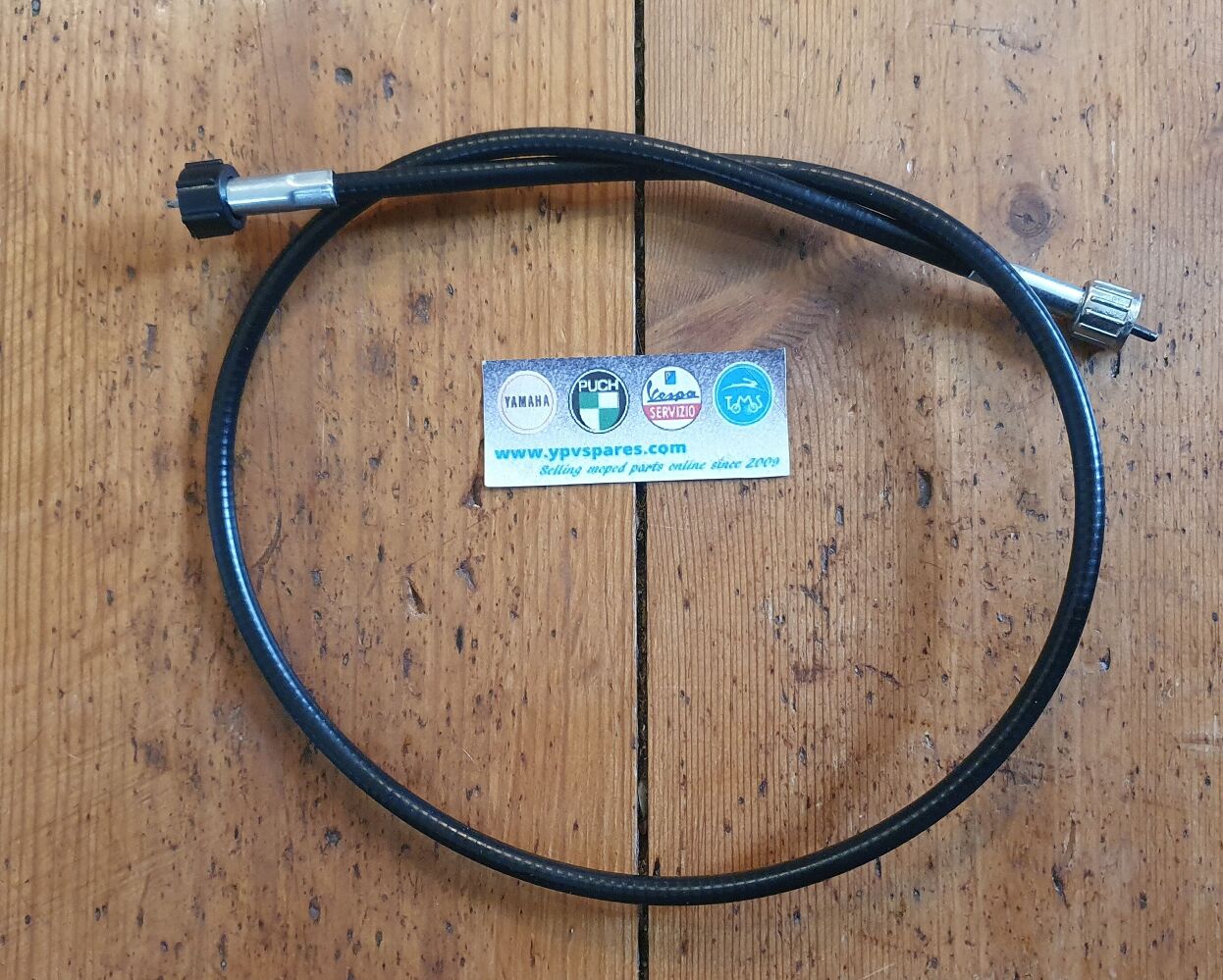 Tomos A3 speedo cable 10mm & 11mm nuts 730mm