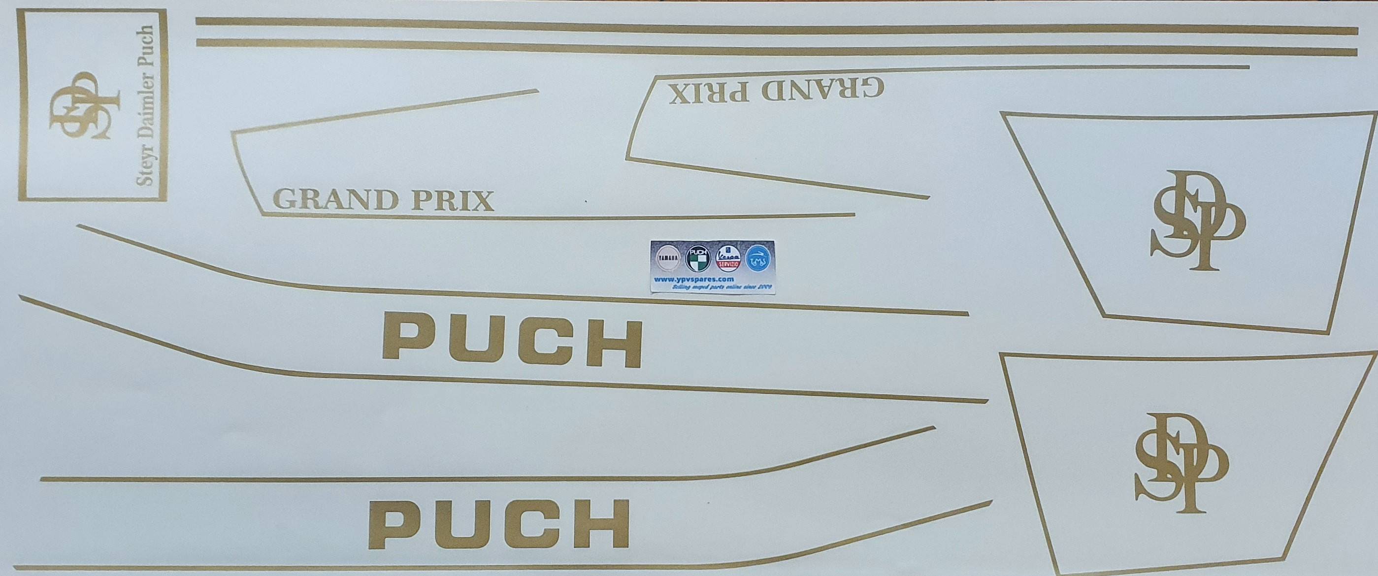 Puch Grand Prix sticker set complete