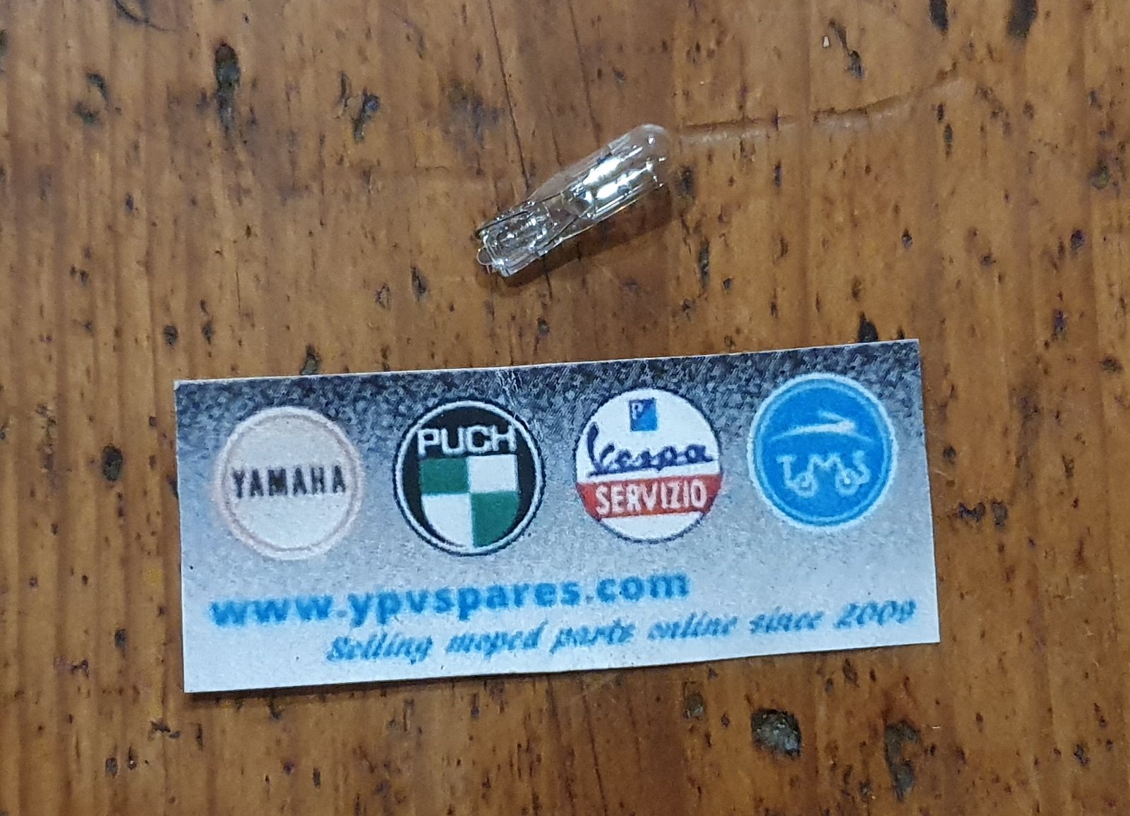 6v 1.2w T5 capless wedge bulb