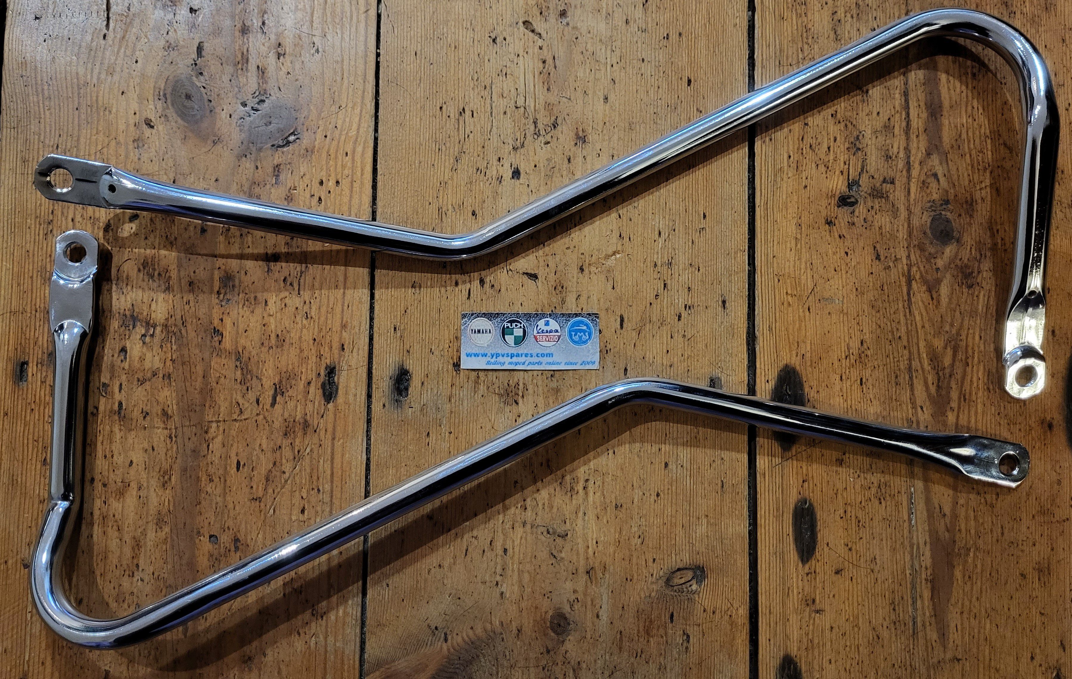 Puch MAXI Chrome Frame Bars, for 'S' type