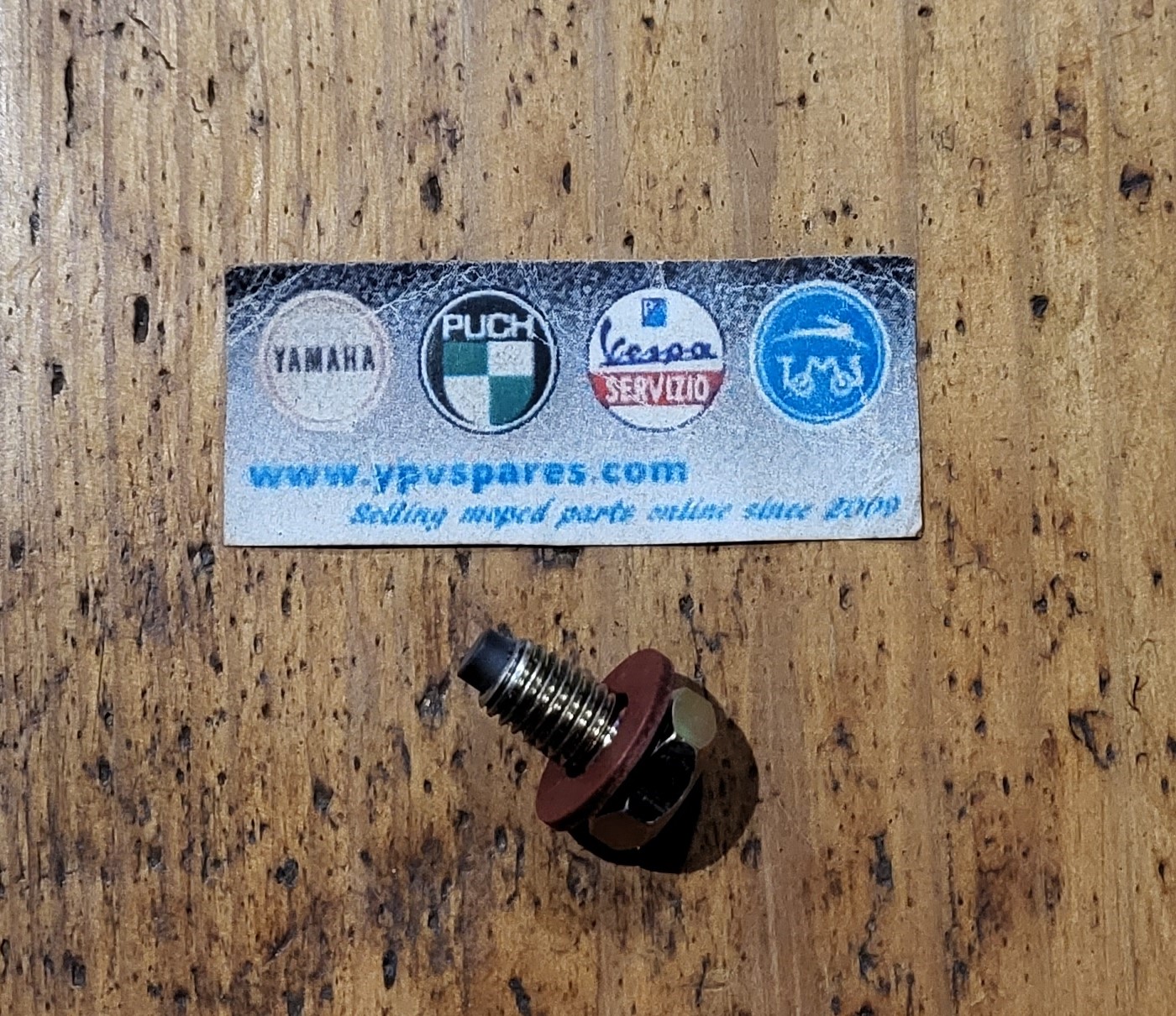 M8 magnetic gearbox oil bung and washer.