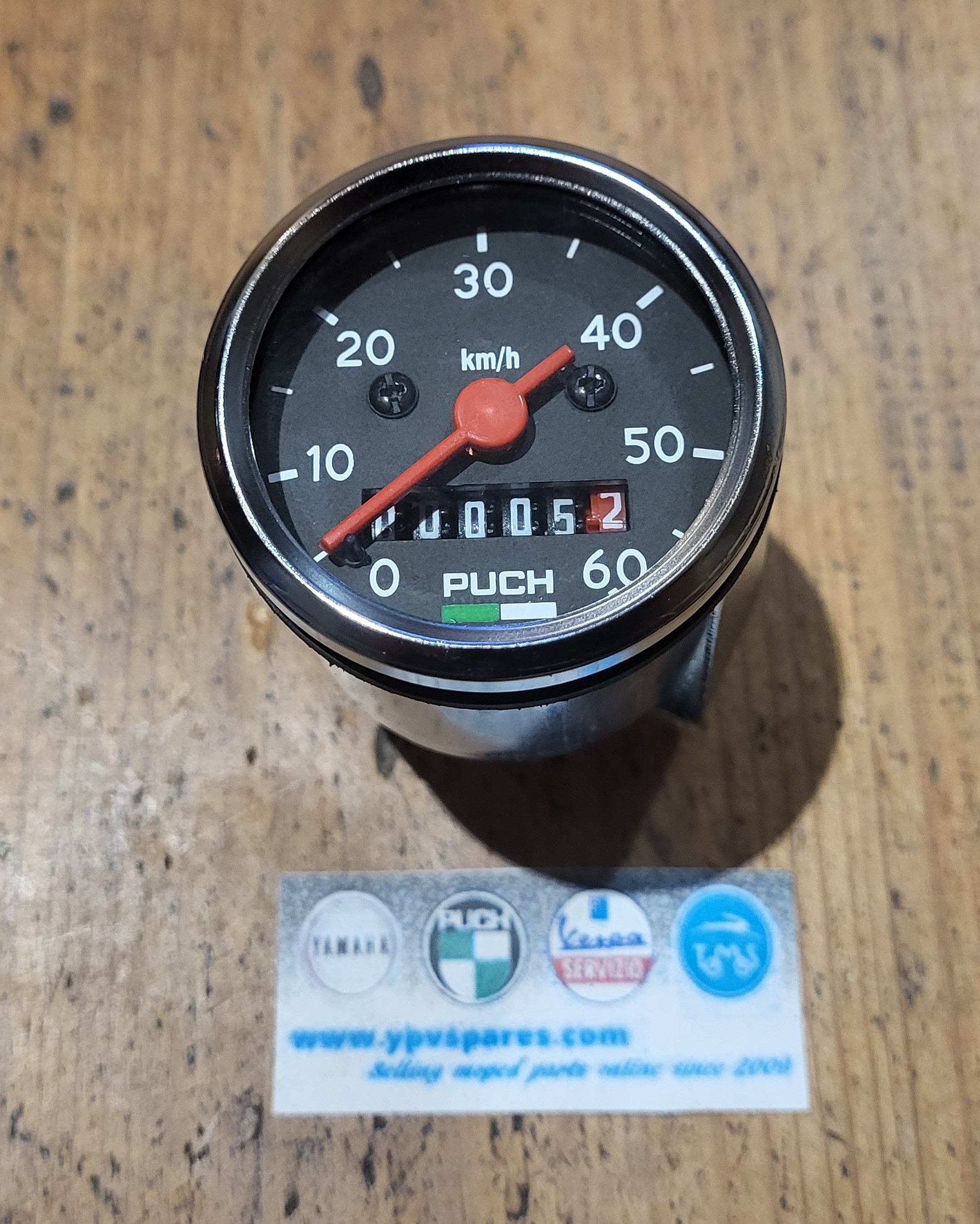 Puch Speedo 48mm O.D, 0-60 KMH