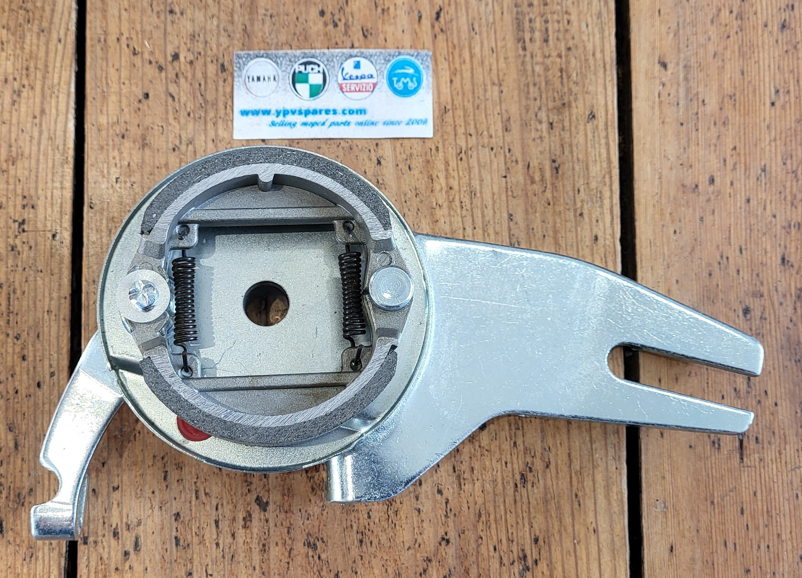 Puch Maxi rear brake plate (for 'S' models).