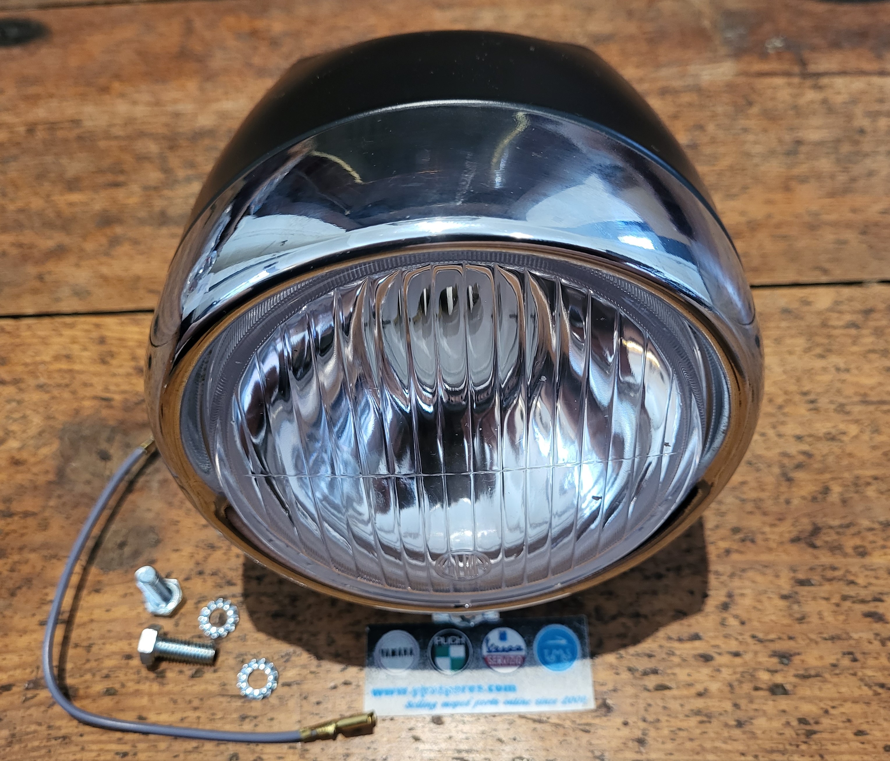 Black side mount 130mm bullet headlight