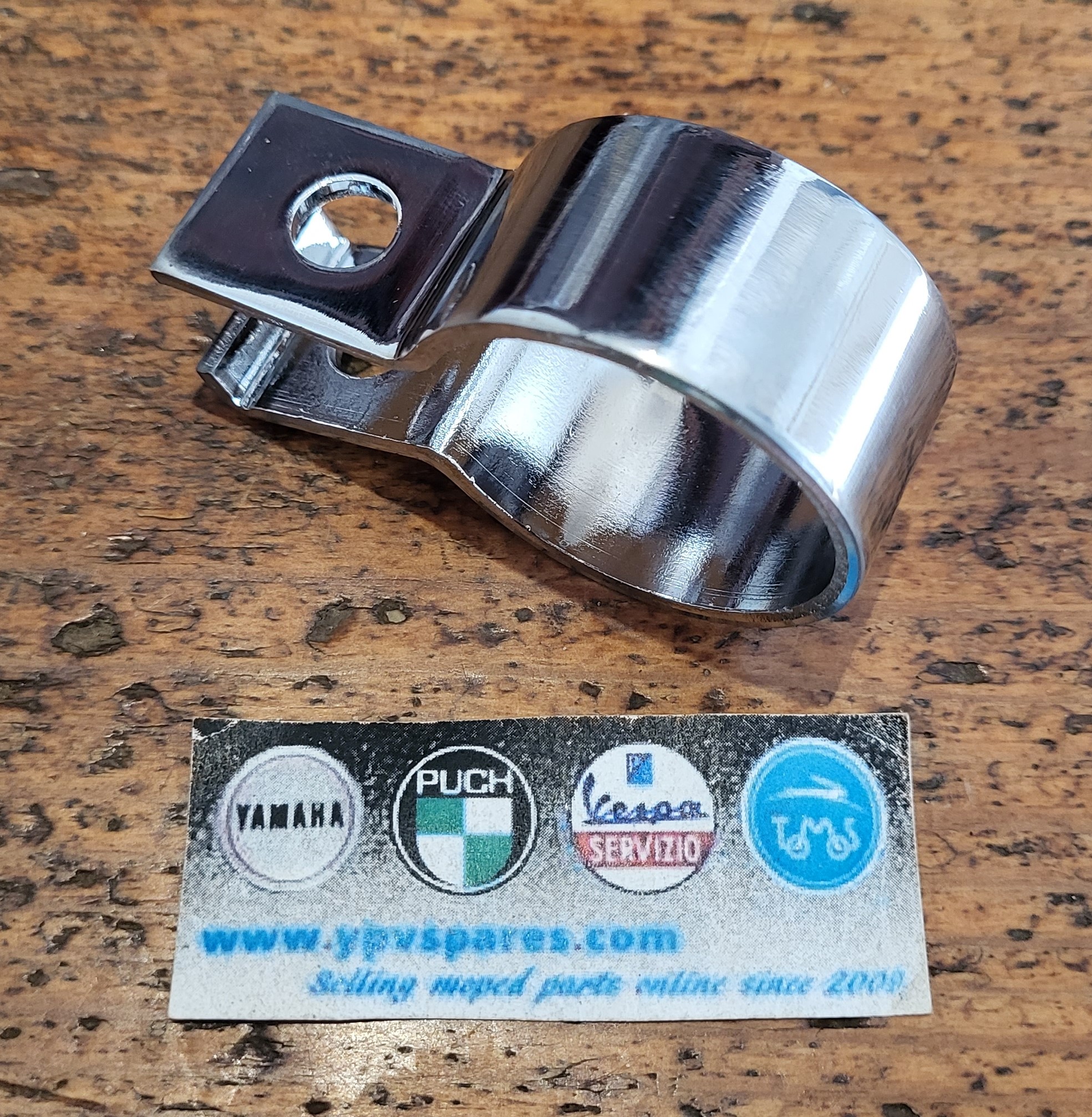 32-34mm chrome exhaust clamp