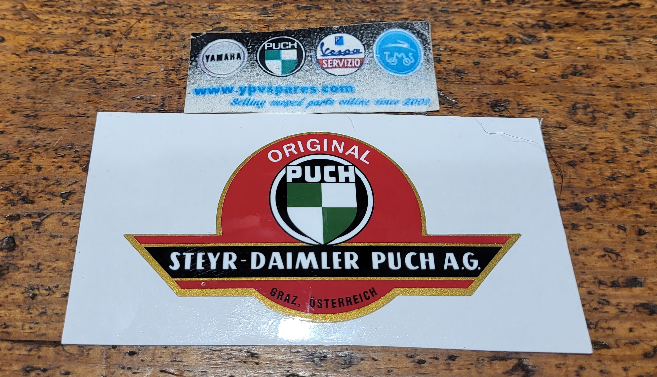 Puch S-DP mudguard sticker