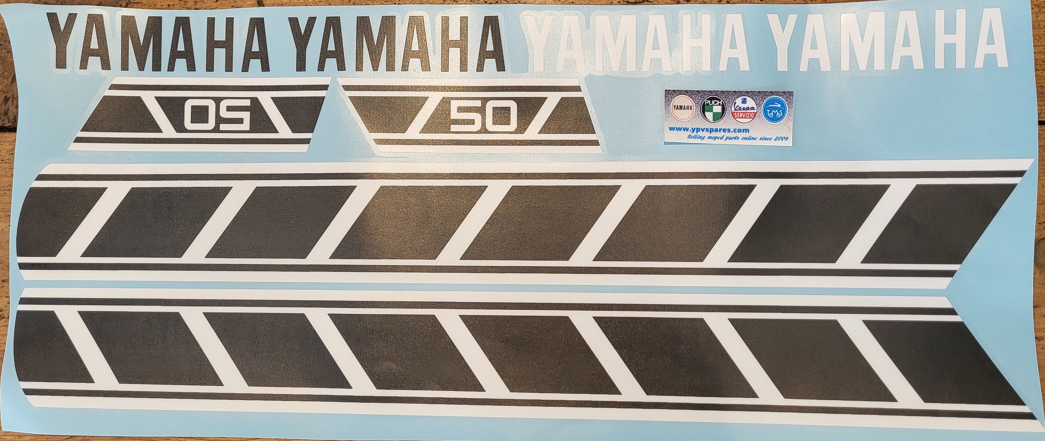 Yamaha FS1E "speedblock" Decal/sticker set