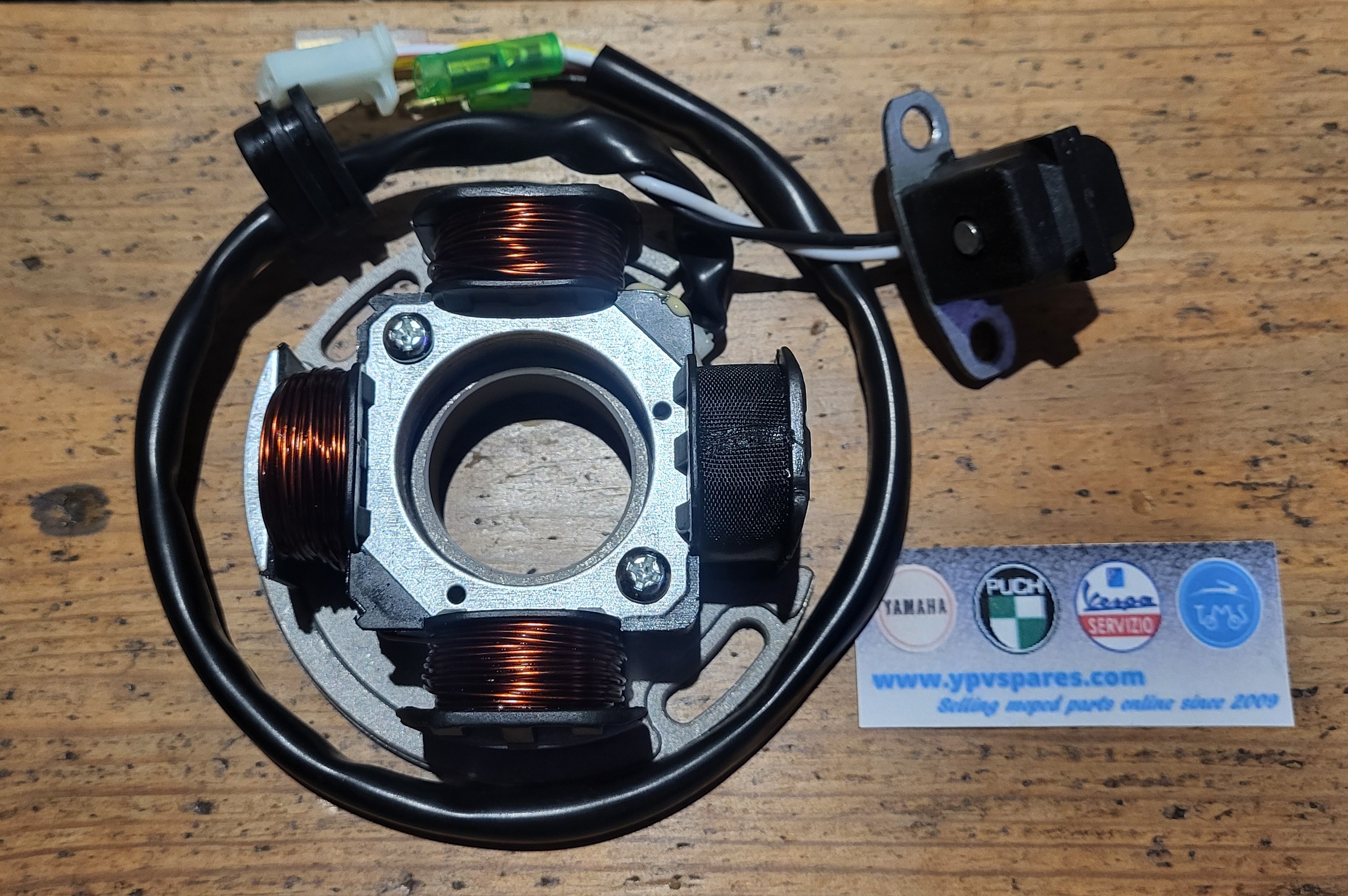 Tomos stator plate with pick-up