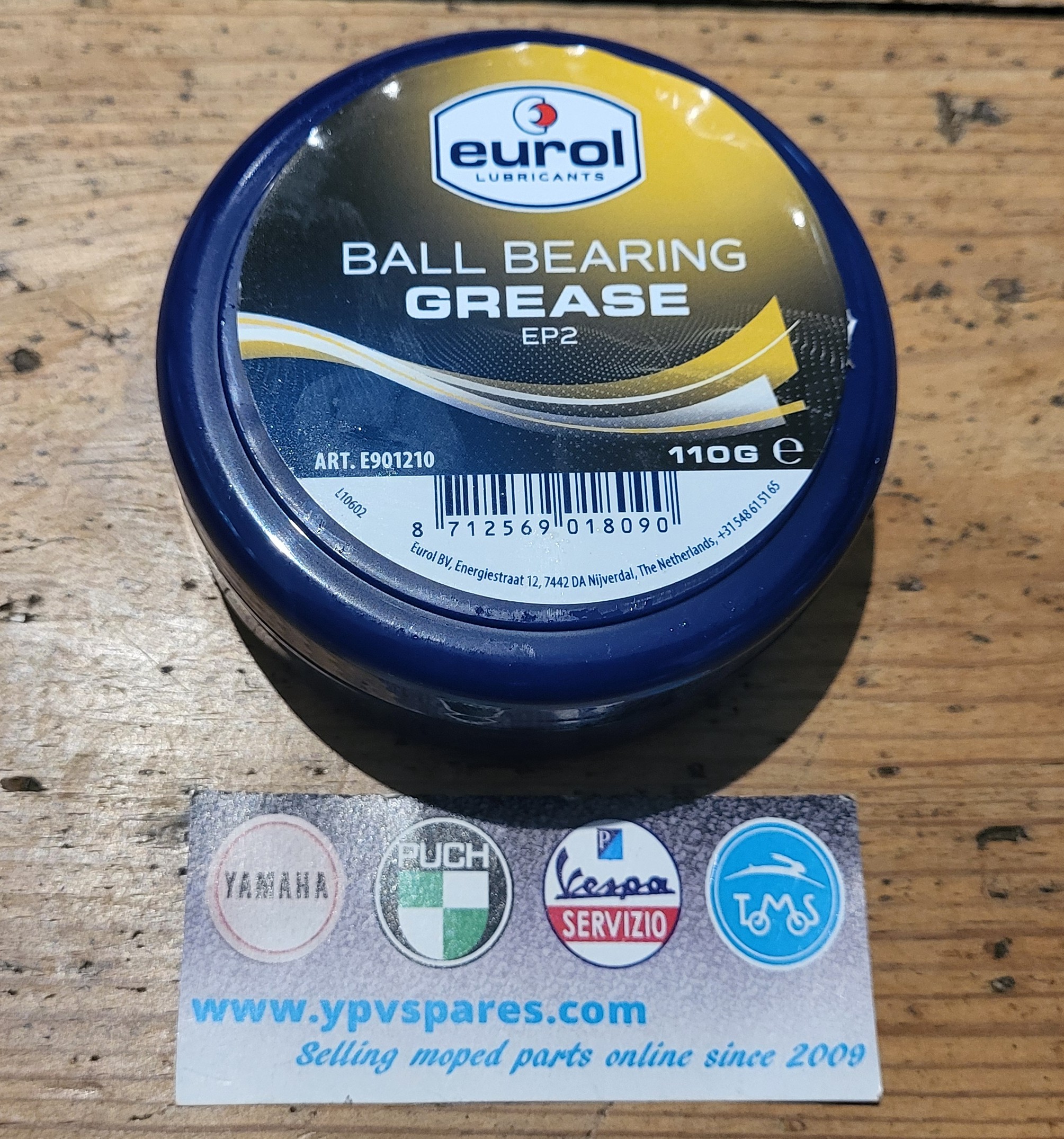 EUROL EP2 bearing grease, 110g.