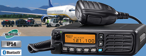 ICOM A120 VHF Air Band Transceiver Blutooth