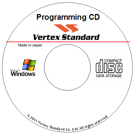 VERTEX PROGRAMMING SOFTWARE EVX-R70_VXD_CE_EA-Version 4.5, Build 30