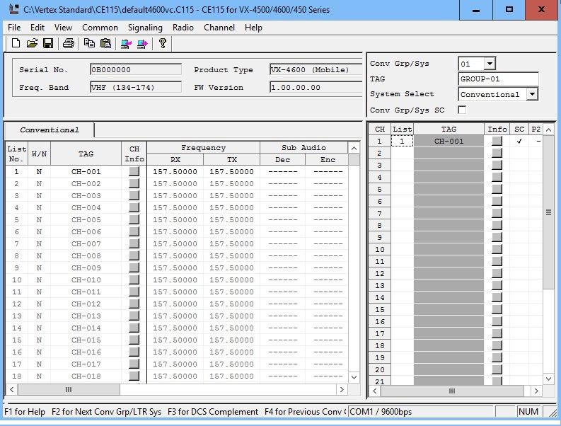 VERTEX CE-115 SOFTWARE