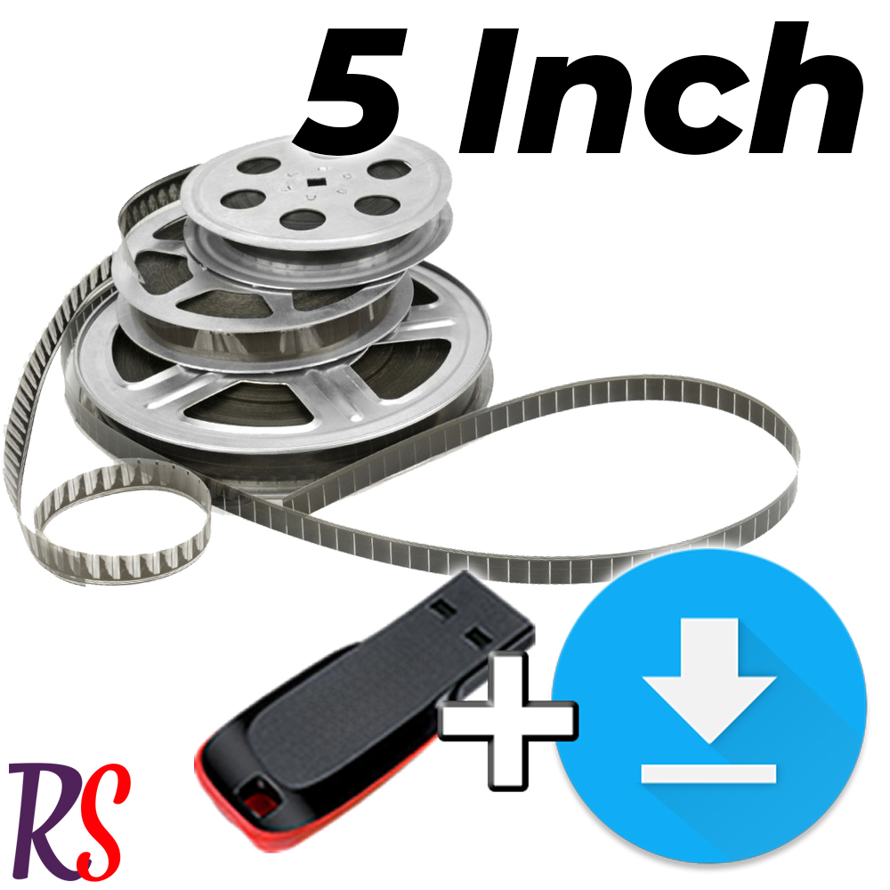 Cine to USB | 5 Inch Reel | 8mm & Super8