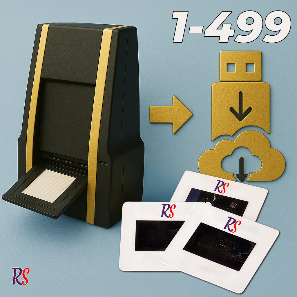 Slide Scanning Service - 1-499 Slides - Revive Studios