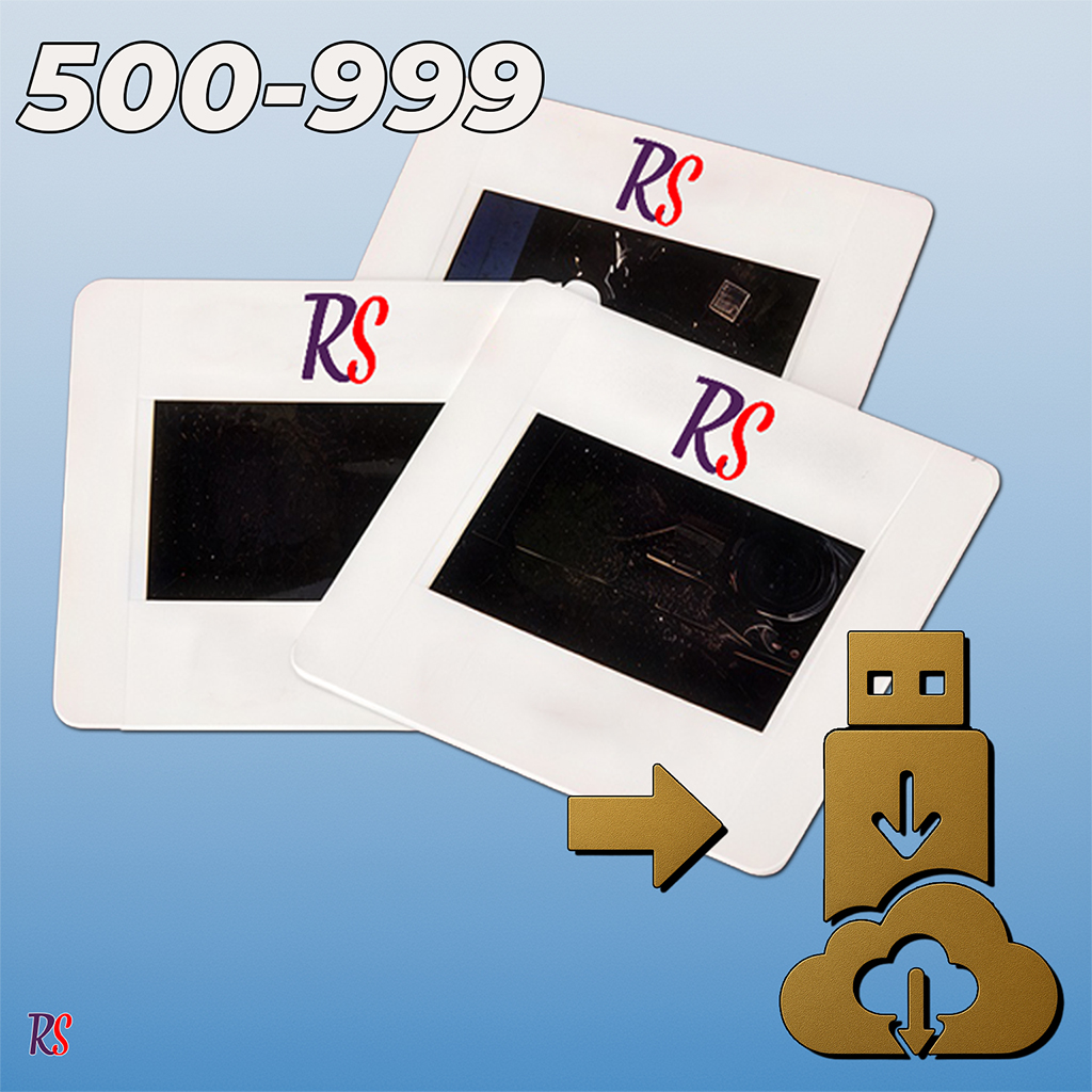 Slide Scanning Service - 500-999 Slides - Revive Studios