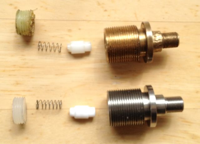 Titan and Falcon Inlet Valve and body in Stainless Steel