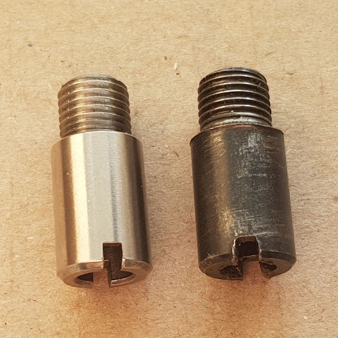 Webley Mk3 Lug for Stock Screw L/H thread in Stainless Steel
