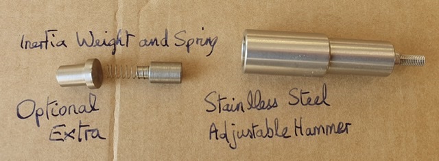 Theoben Rapid 7 Std Adjustable Hammer in Stainless Steel option inertia ...