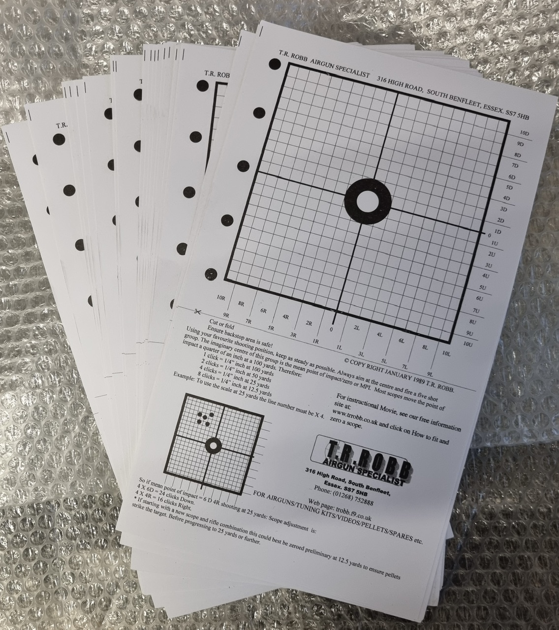 Scope Zero Targets