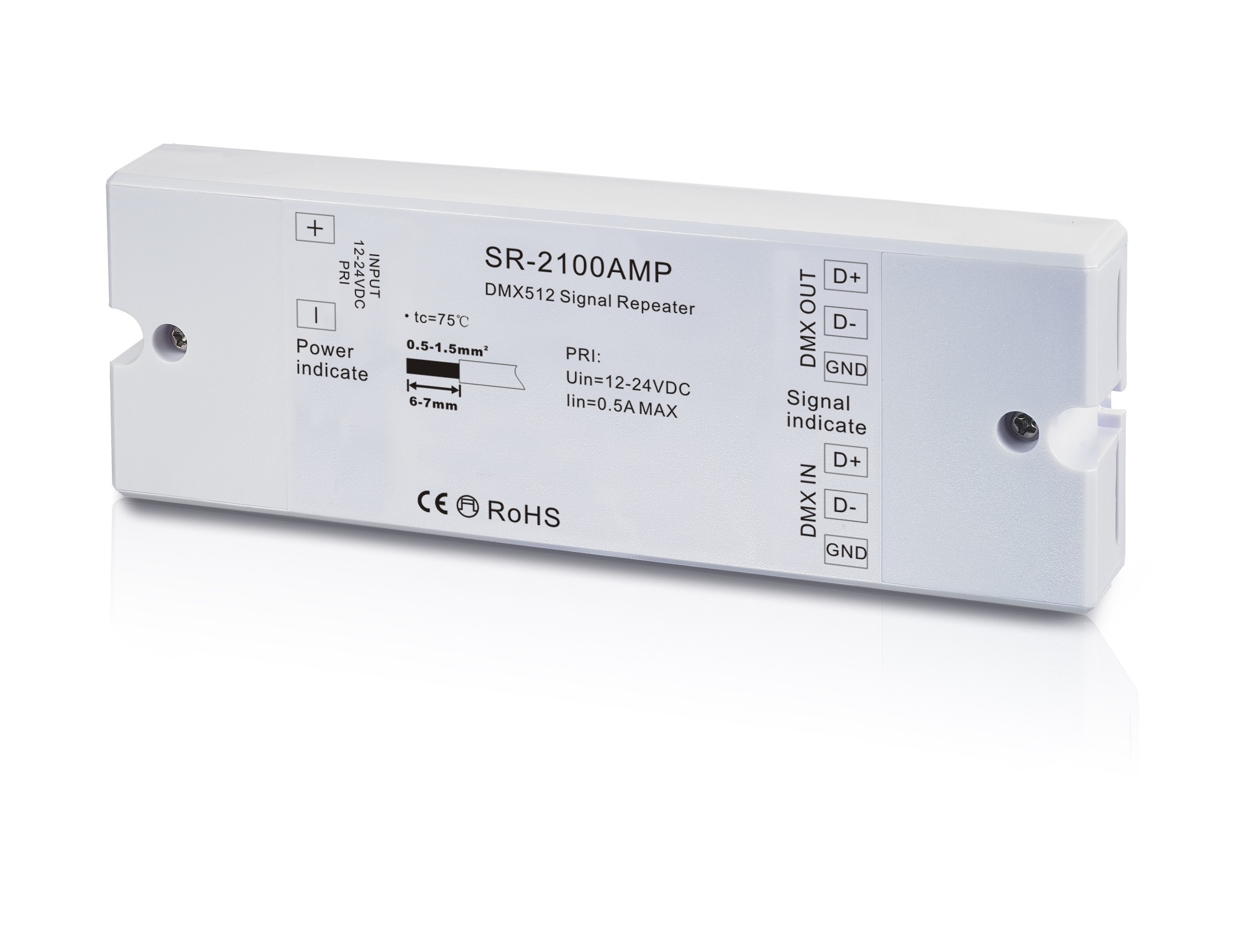 DMX signal amplifier