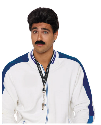 Coach Wig & mustache Kit