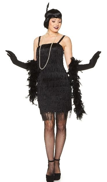 Black Flapper Dress