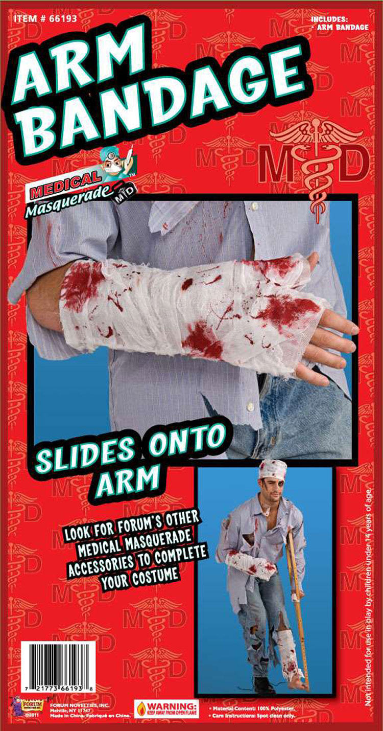 Fake Bloody Arm Bandage